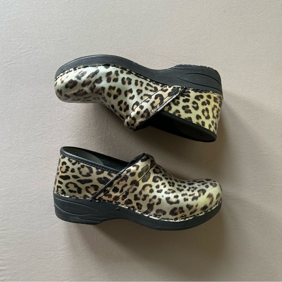 Dansko | Shoes | Dansko Leopard Print Clogs | Poshmark